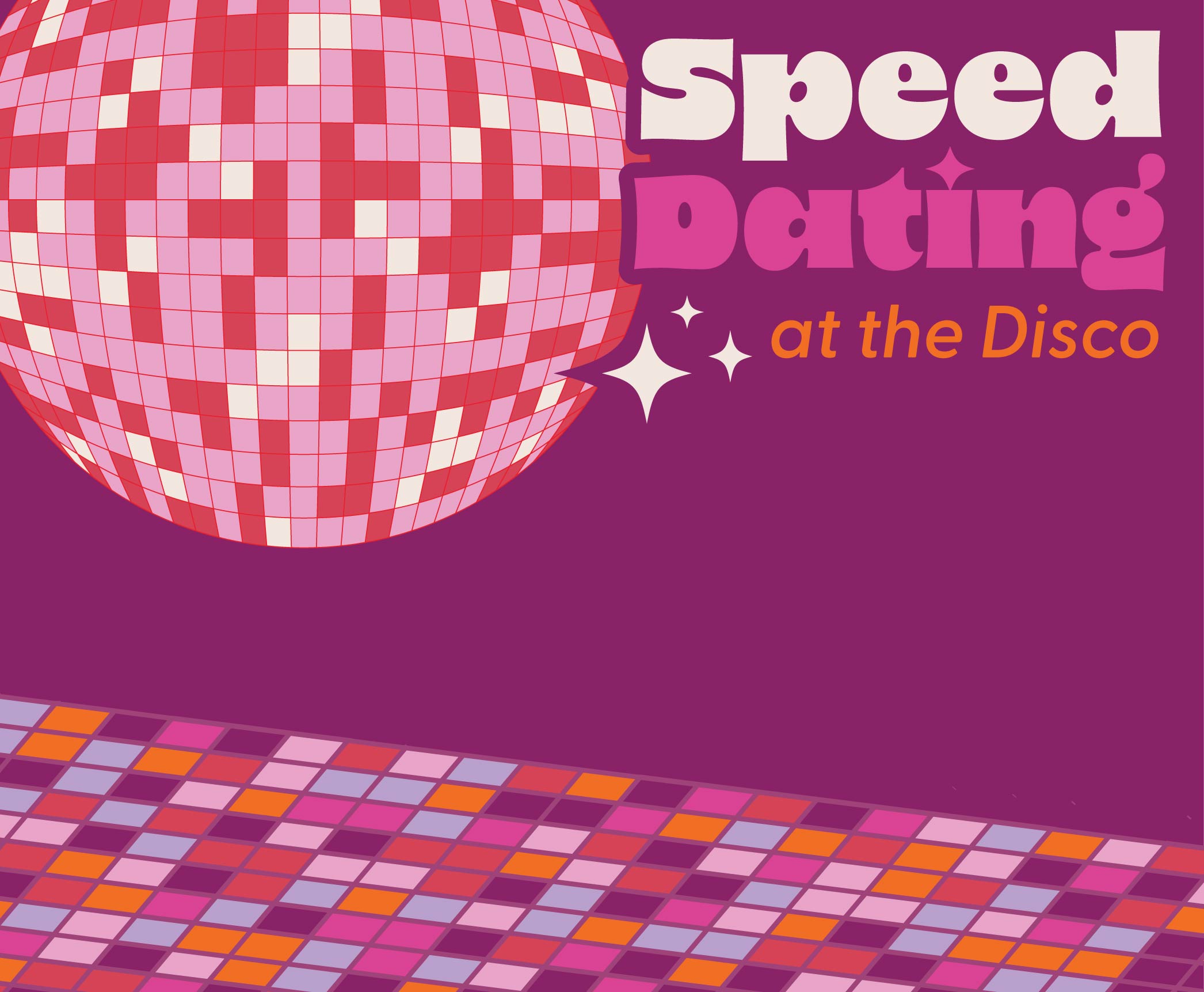 speed dating event graphic