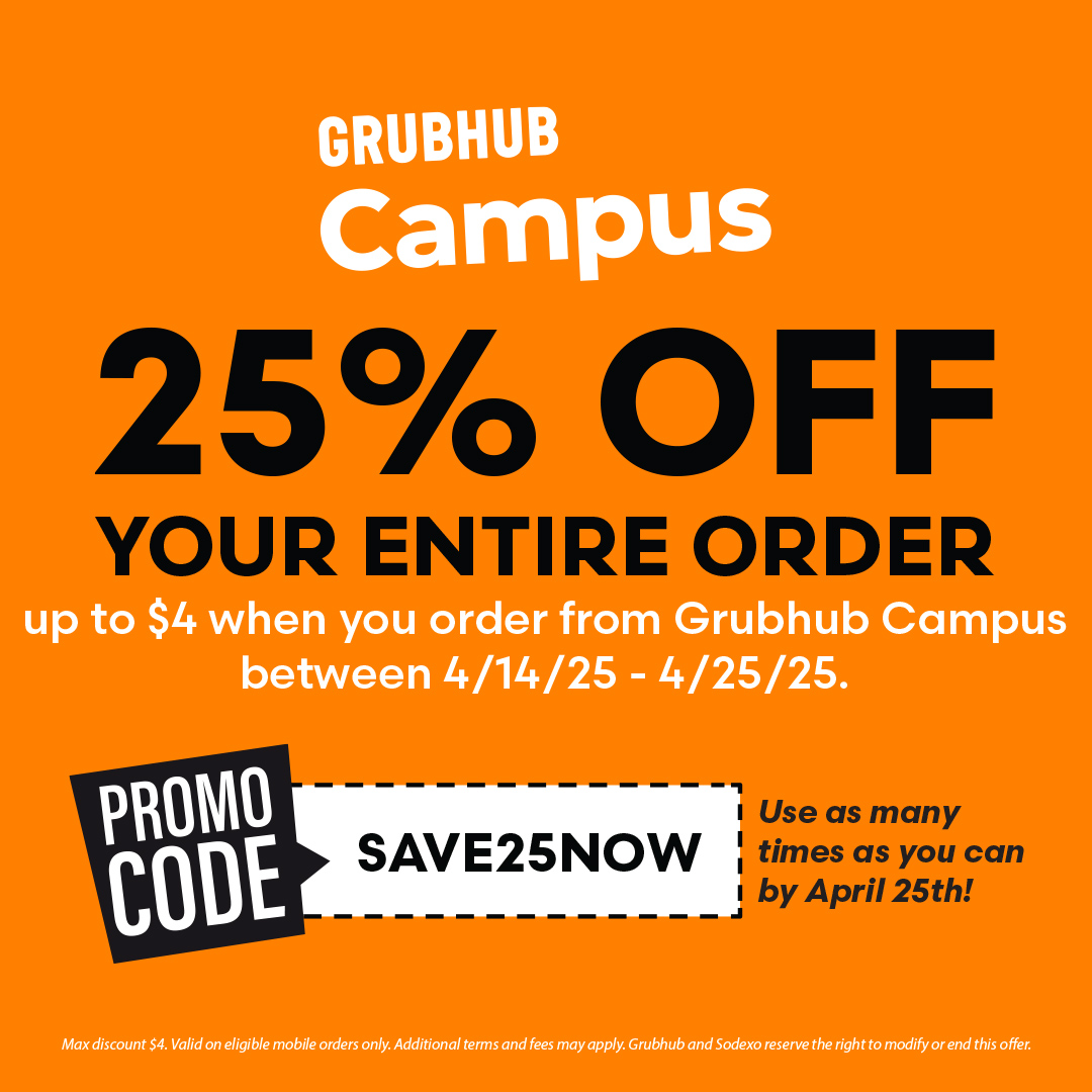 April 2025 GrubHub offer